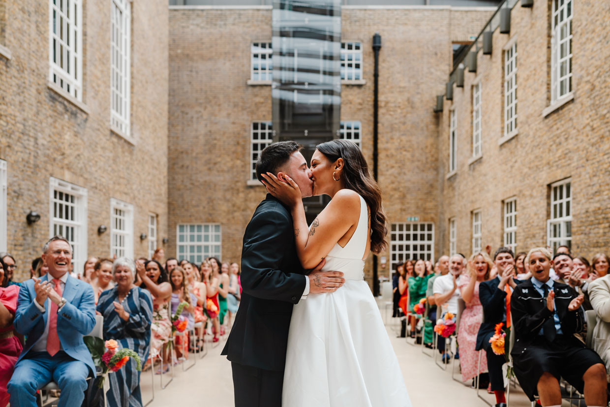 A Non-Binary Wedding Journey from Tinder to Hackney Town Hall